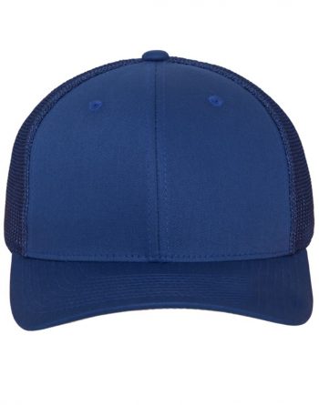 Royal Blue Trucker front | Rex Club | Custom Caps | Custom Hats | Team ...