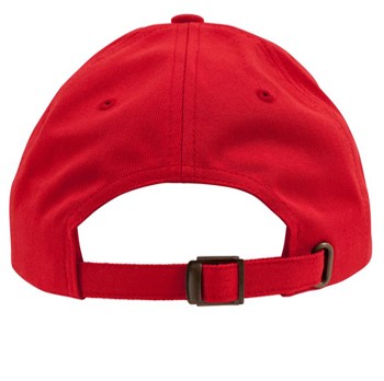 Red Slouch back | Rex Club | Custom Caps | Custom Hats | Team Headwear